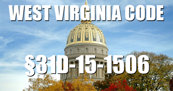 West Virginia Code | §31D-15-1506